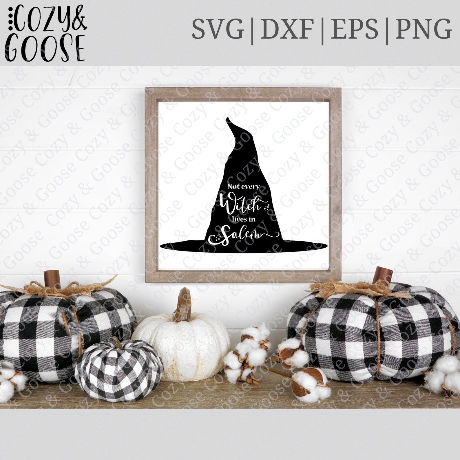Not Every Witch Lives in Salem SVG - Halloween SVG - Black Witch Hat ...