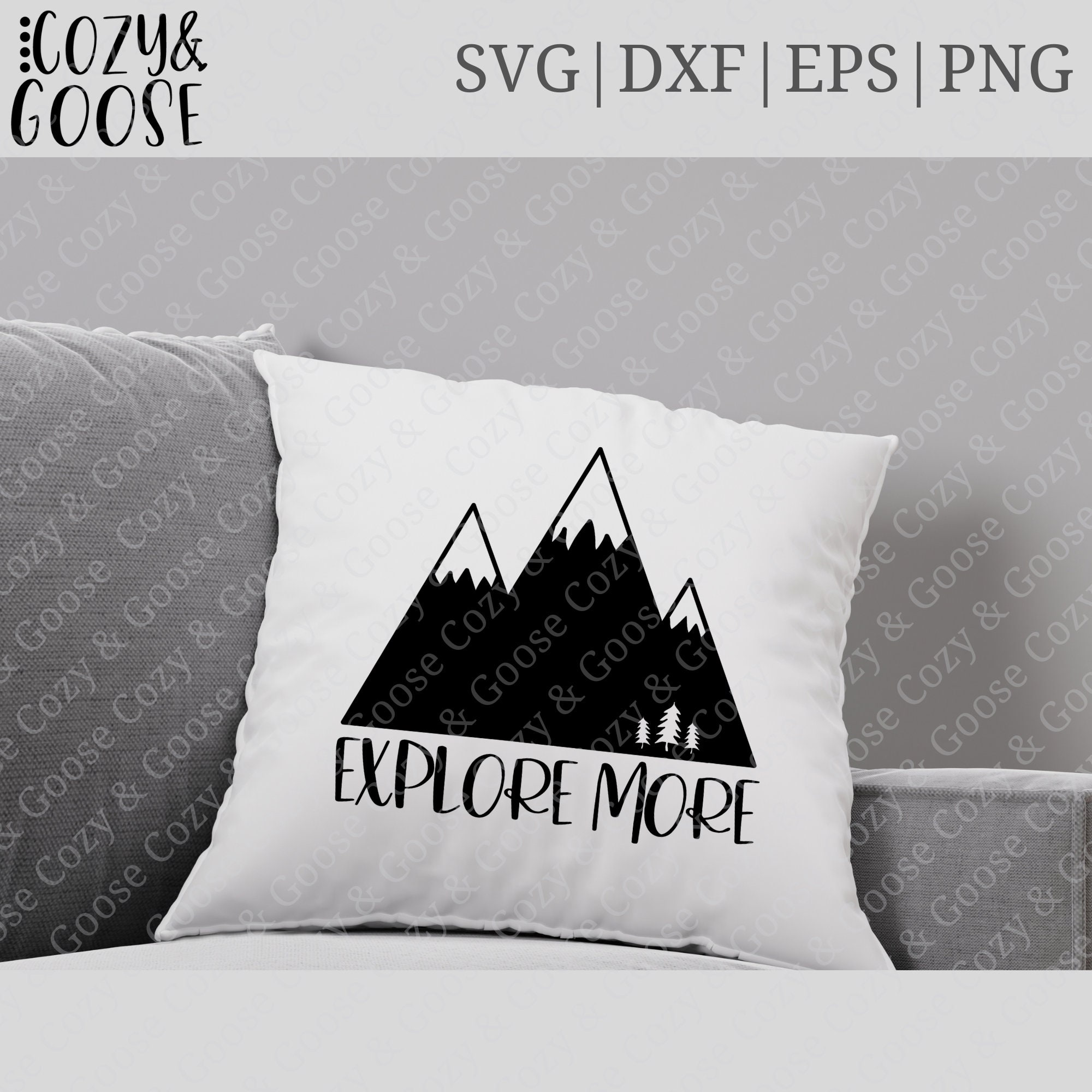 Explore More SVG Hike SVG PNW Svg Mountains and Trees Svg John Muir Pacific Northwest Stickers ...
