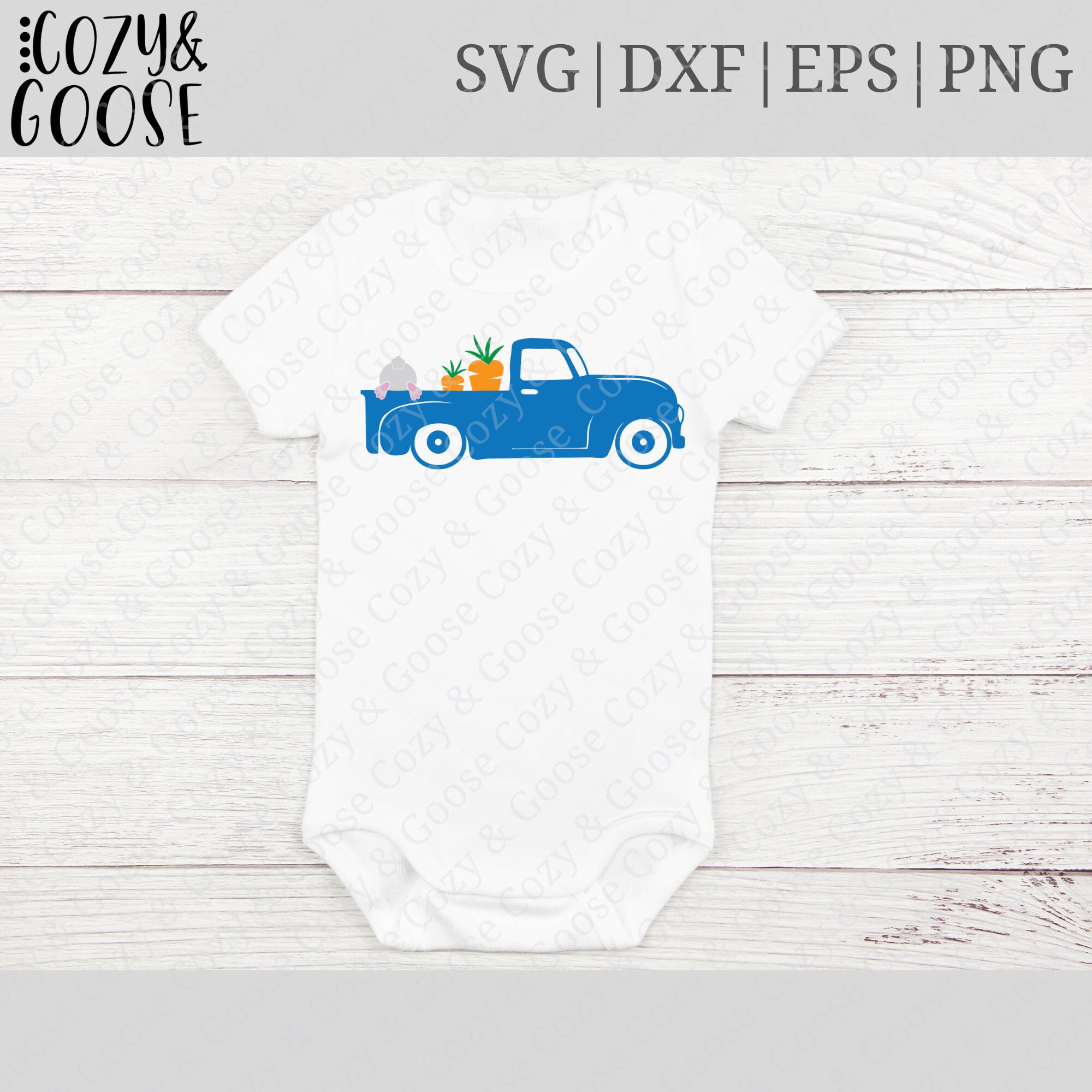 Easter SVG Easter Egg SVG Bunny Bum Easter Truck SVG - Etsy
