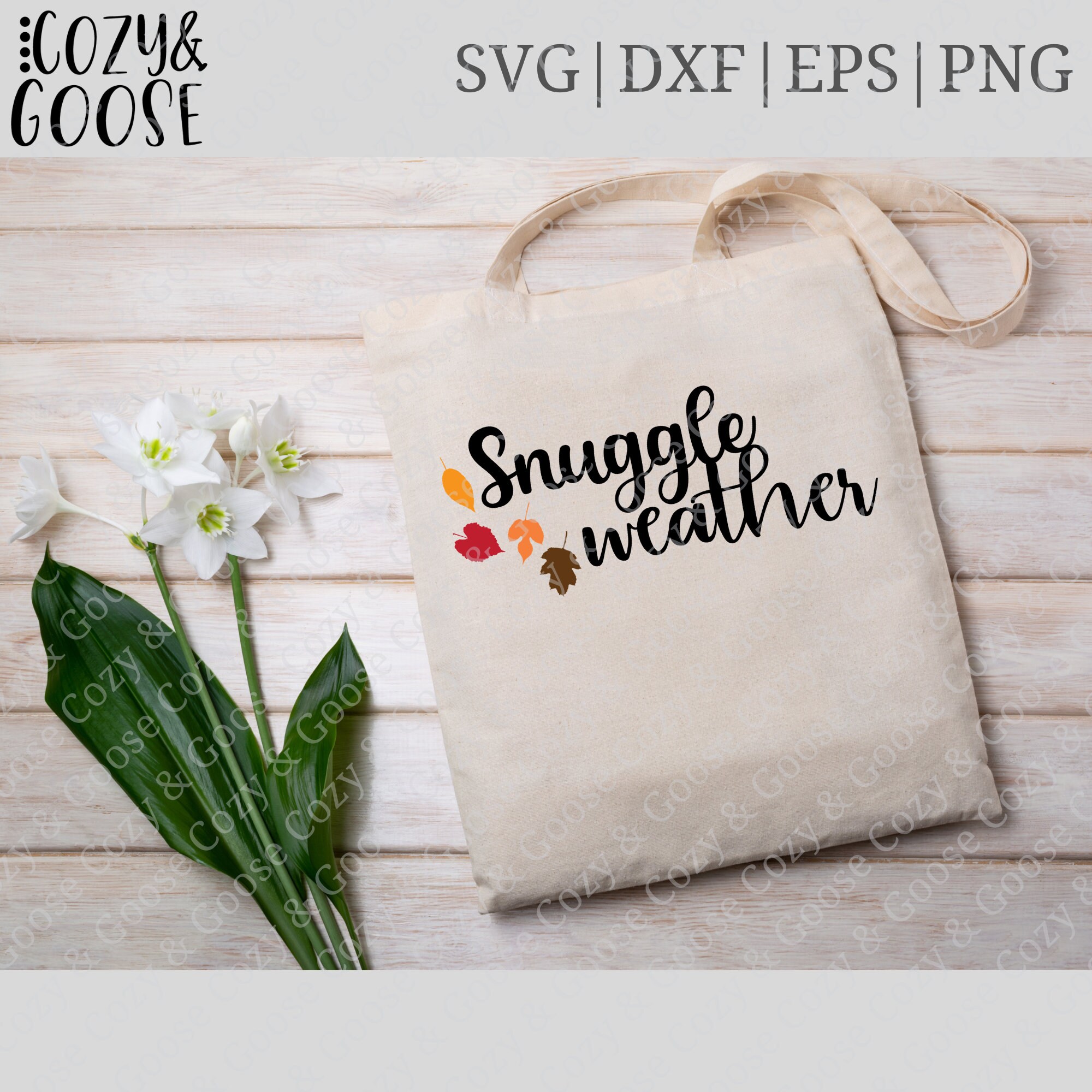 Snuggle Weather SVG Fall PNG Autumn SVG I Love October Svg Falling ...