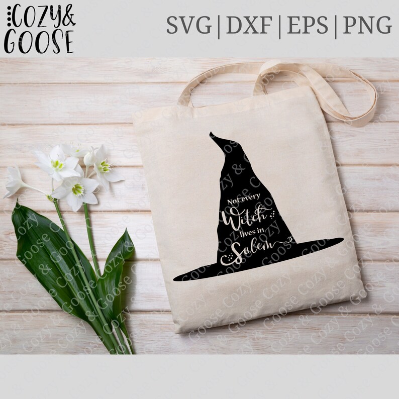 Not Every Witch Lives in Salem SVG Halloween SVG Black - Etsy