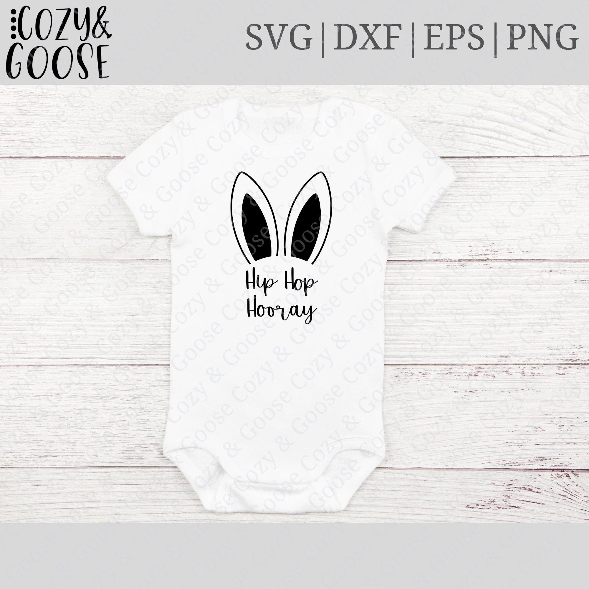 Hip Hop Hooray SVG Easter SVG Bunny SVG Happy Easter Png Easter Bunny ...