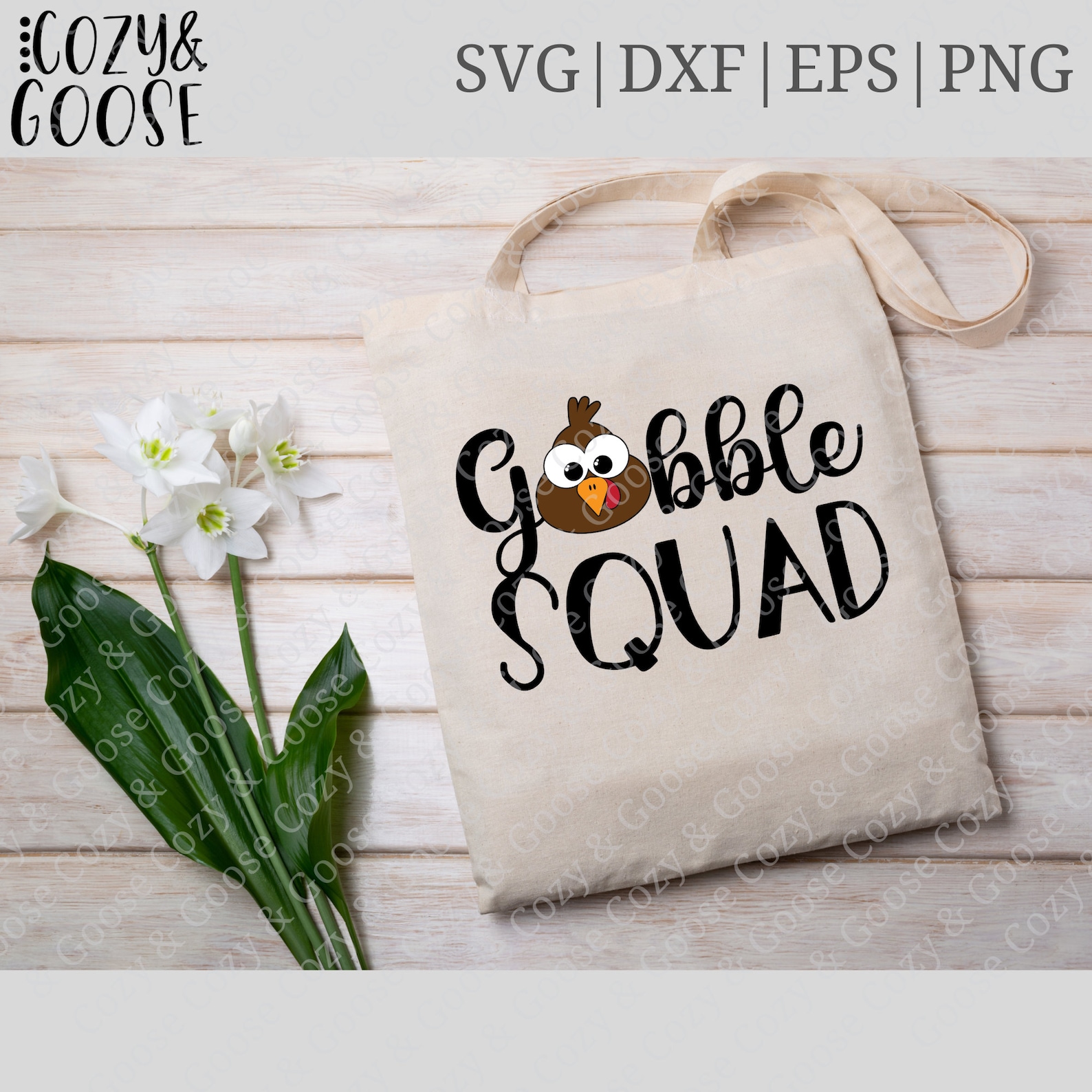 Gobble Squad SVG Gobble Gobble SVG Turkey SVG - Etsy