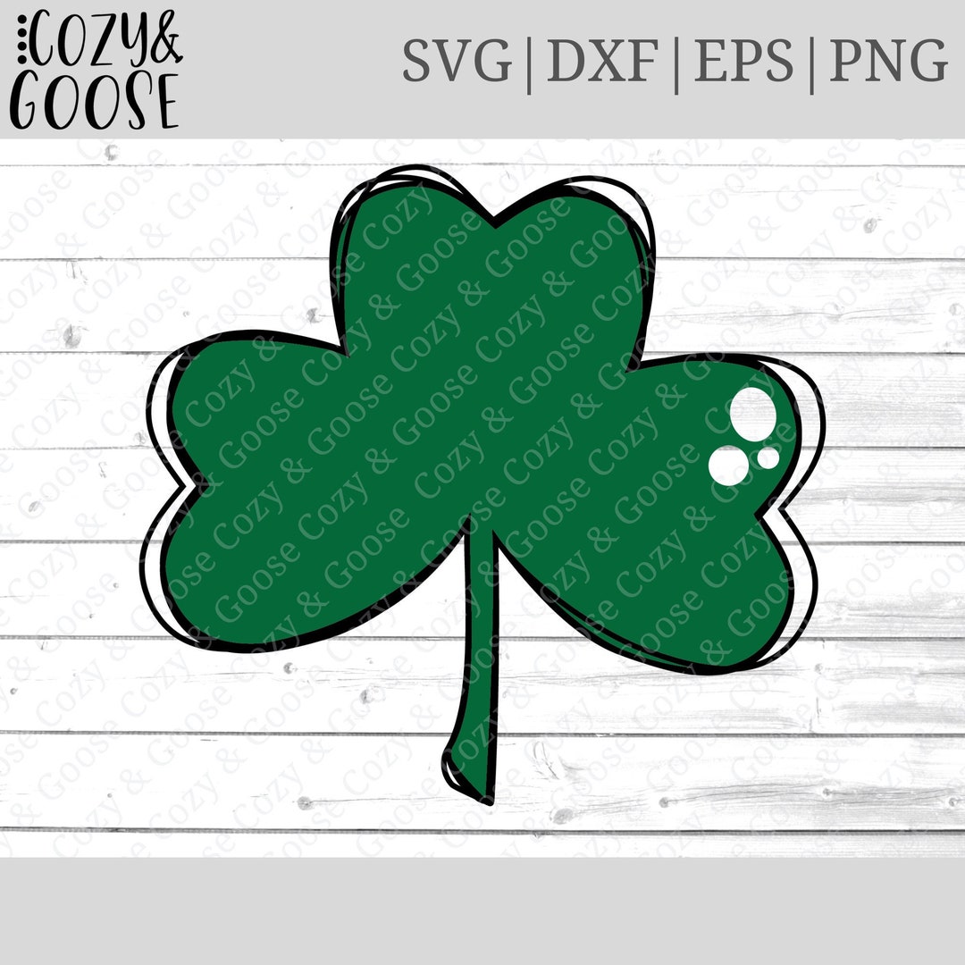 Shamrock SVG- Happy St. Patrick's Day SVG - Clover SVG - Cute Clover ...