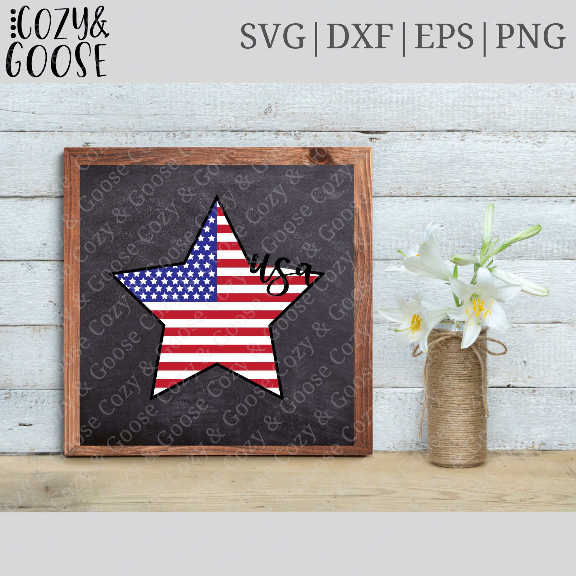 American Flag SVG Star Flag SVG USA Svg America Independence Day Fourth ...