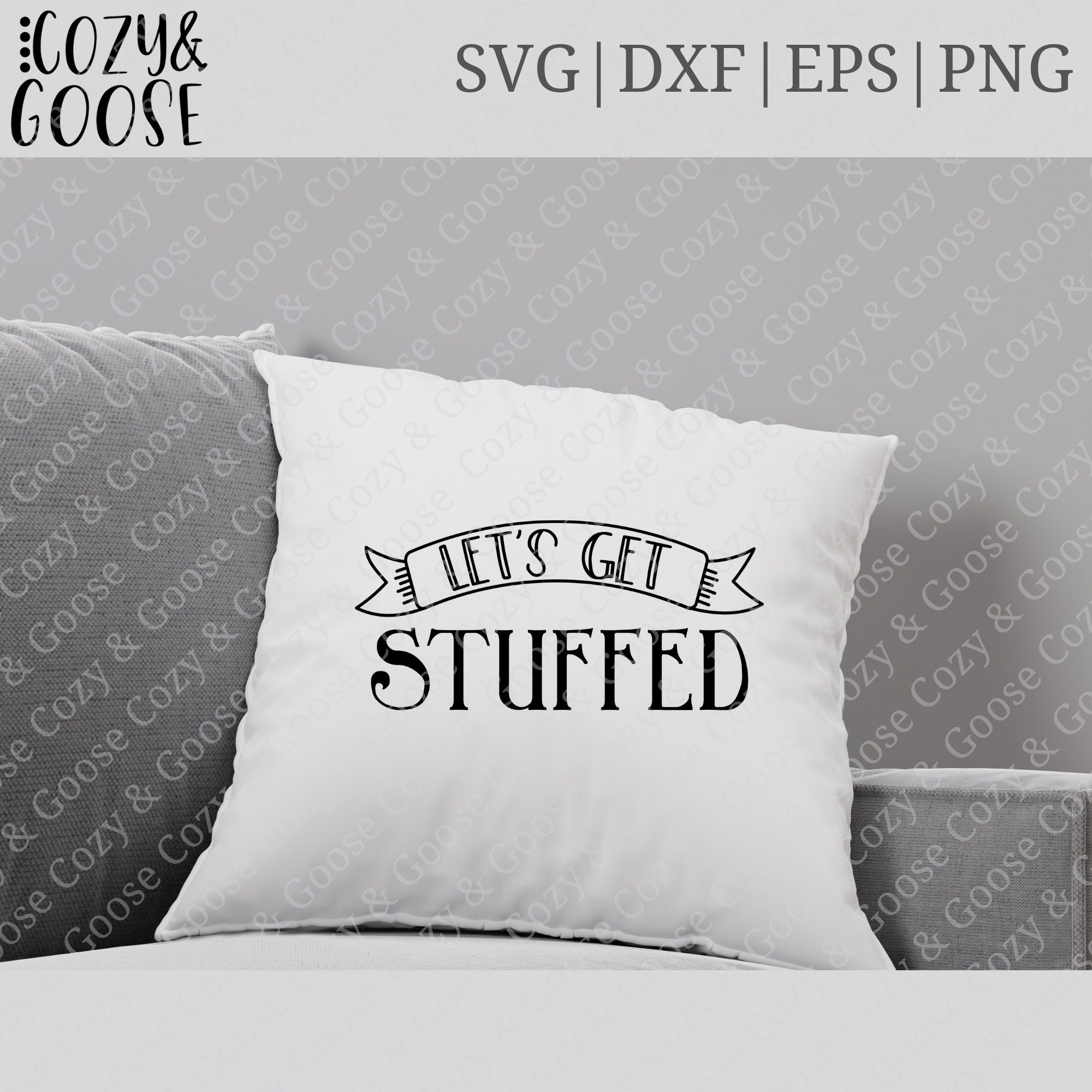 Let's Get Stuffed SVG Thanksgiving SVG Funny - Etsy