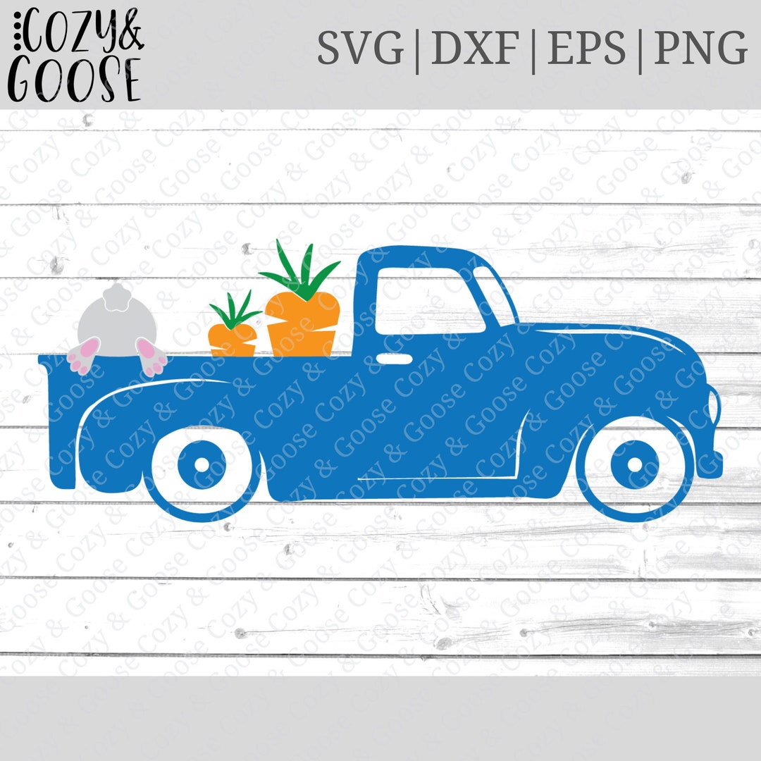 Easter SVG - Easter Egg SVG - Bunny Bum - Easter Truck SVG - Americana ...