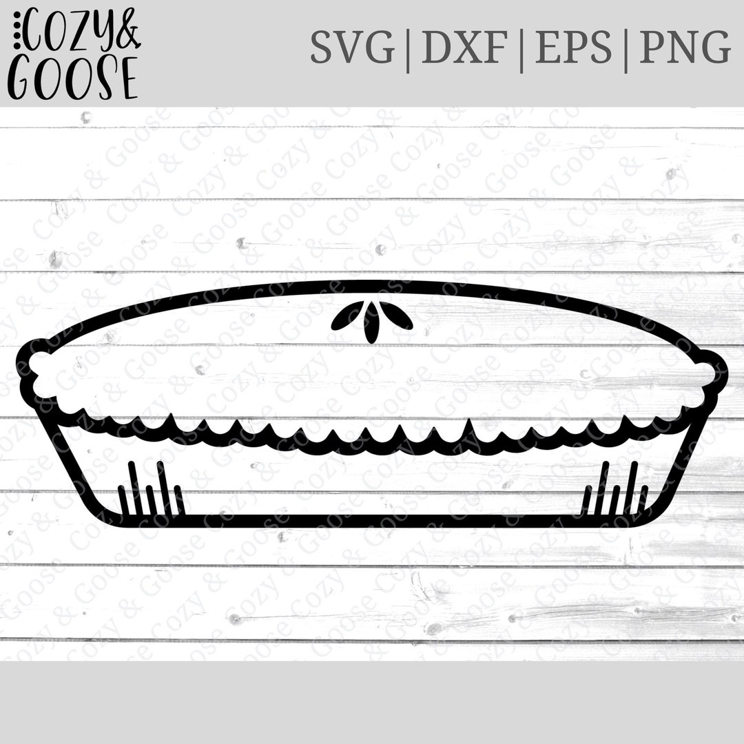 Black and White Thanksgiving Pie SVG - Pie SVG - Turkey Day Pie SVG ...