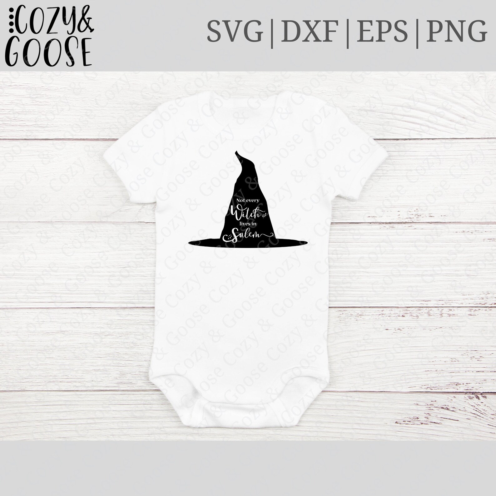Not Every Witch Lives in Salem SVG - Halloween SVG - Black Witch Hat ...