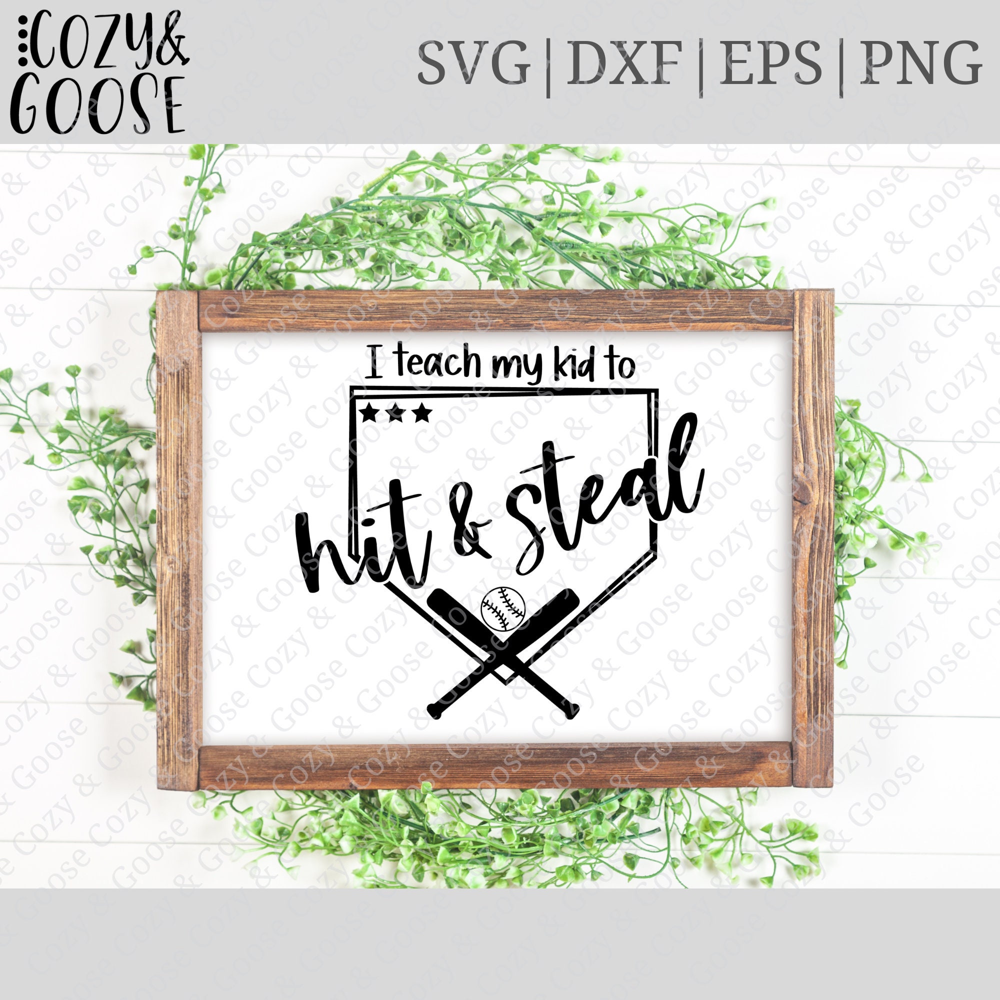 I Teach My Kid to Hit and Steal SVG Baseball SVG Baseball Mom SVG Hits ...