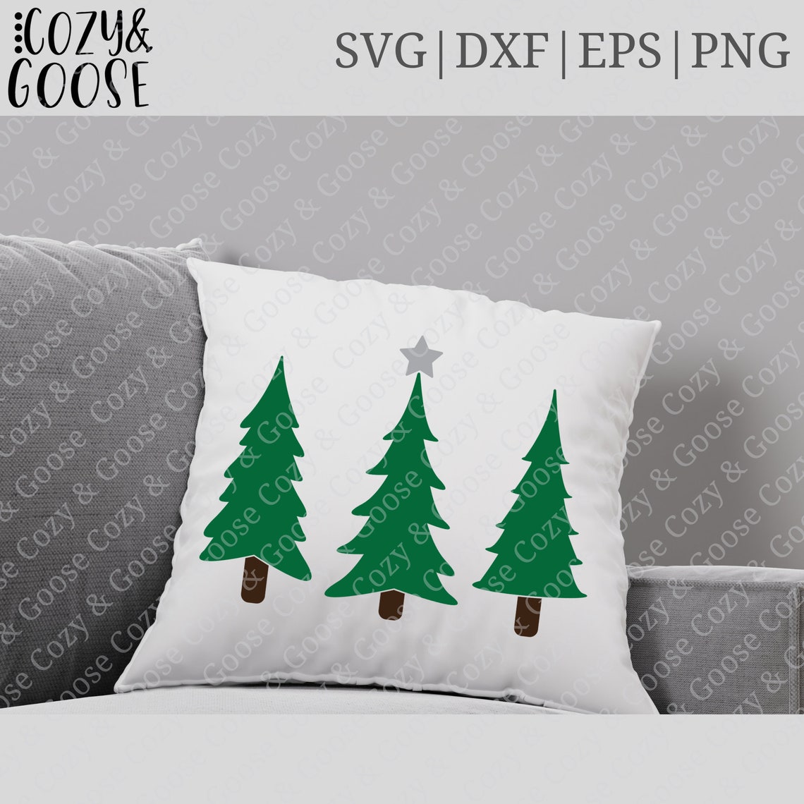 Tree SVG Christmas Trees SVG Pine Trees SVG Merry - Etsy