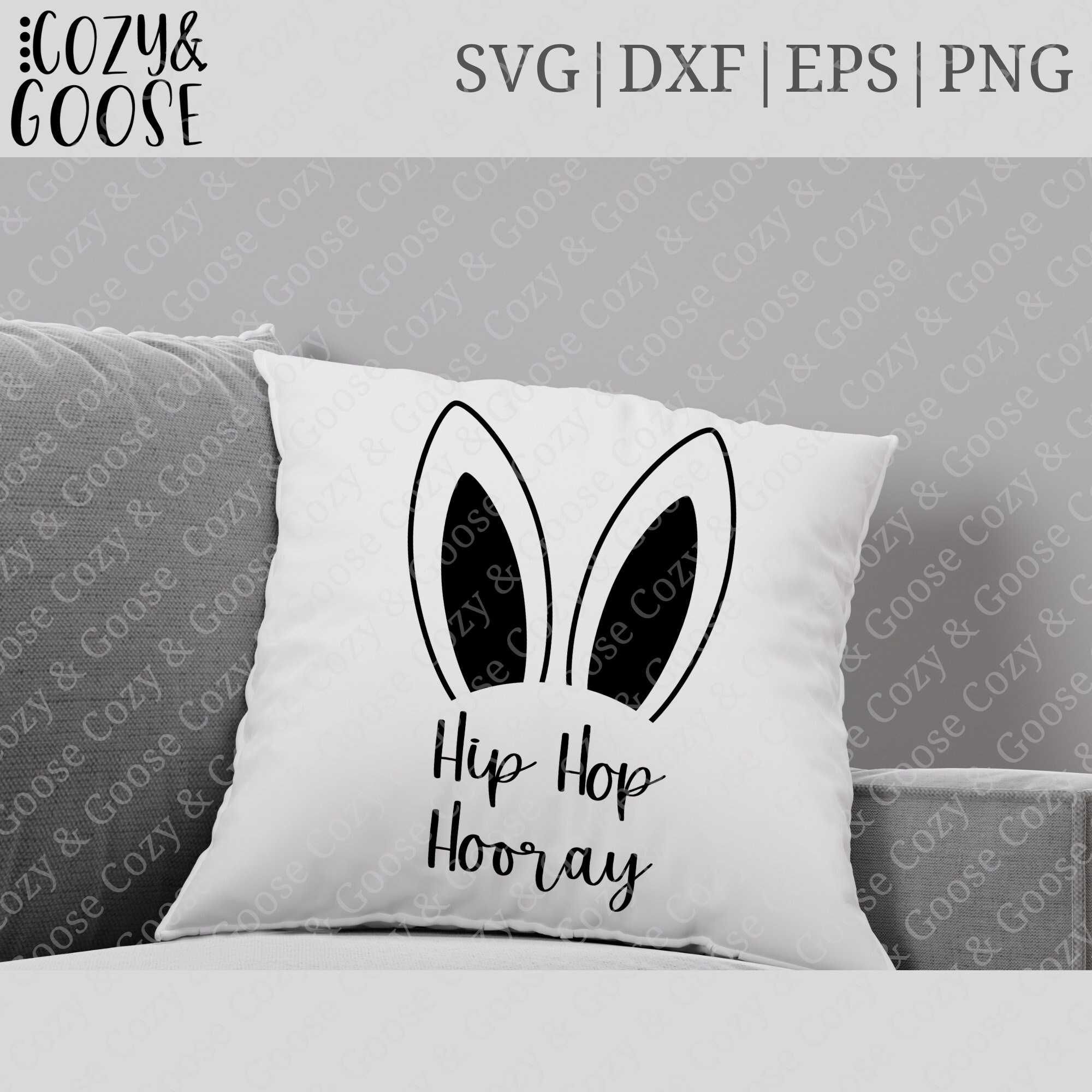 Hip Hop Hooray SVG Easter SVG Bunny SVG Happy Easter Png Easter Bunny ...