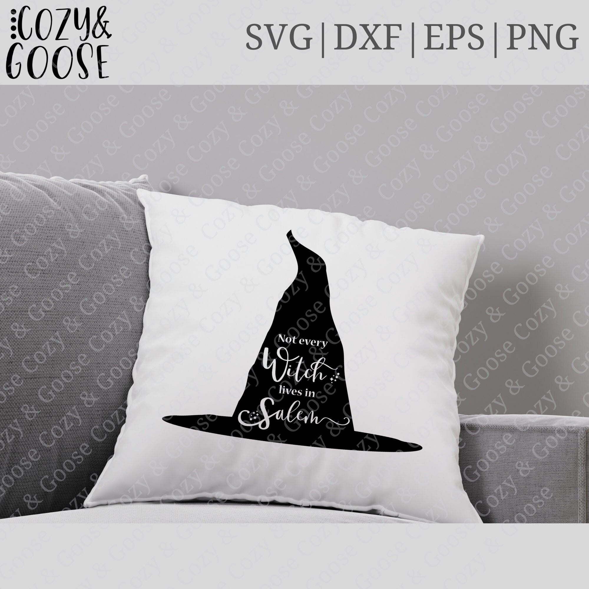 Not Every Witch Lives in Salem SVG Halloween SVG Black - Etsy