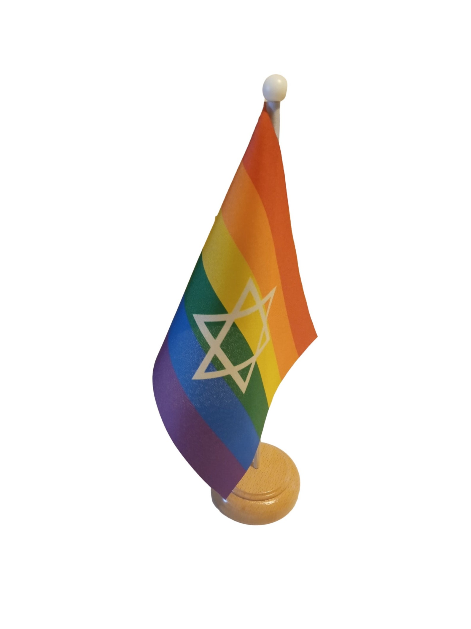 Star of David Pride LGBTQ Pride Rainbow 9'' X - Etsy