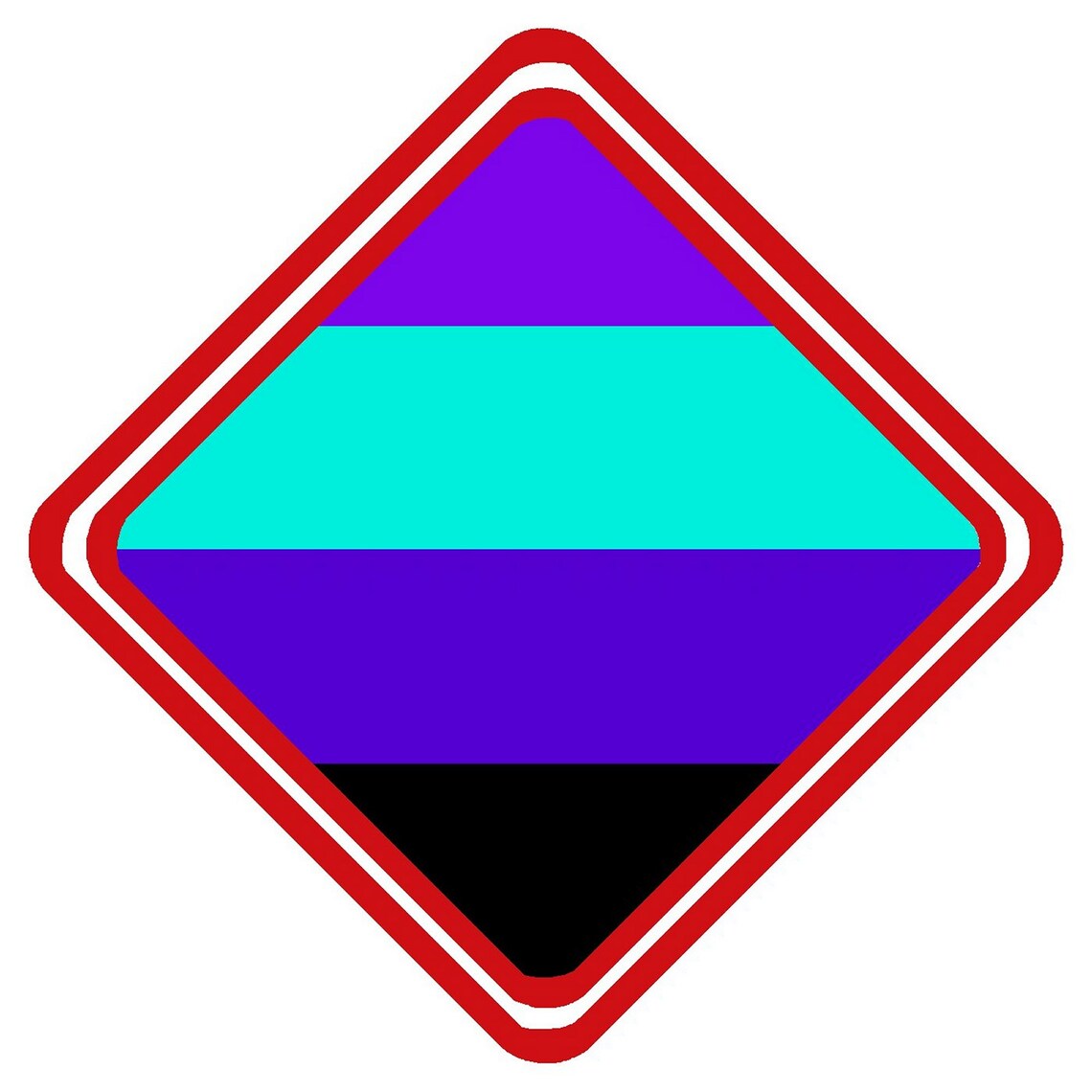 Alexigender Pride Rainbow LGBTQ Car Sign Fantastic Souvenir | Etsy