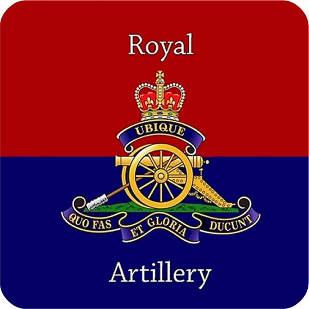 Pack of Six Royal Artillery Regiment Military Aluminium Coasters - Etsy