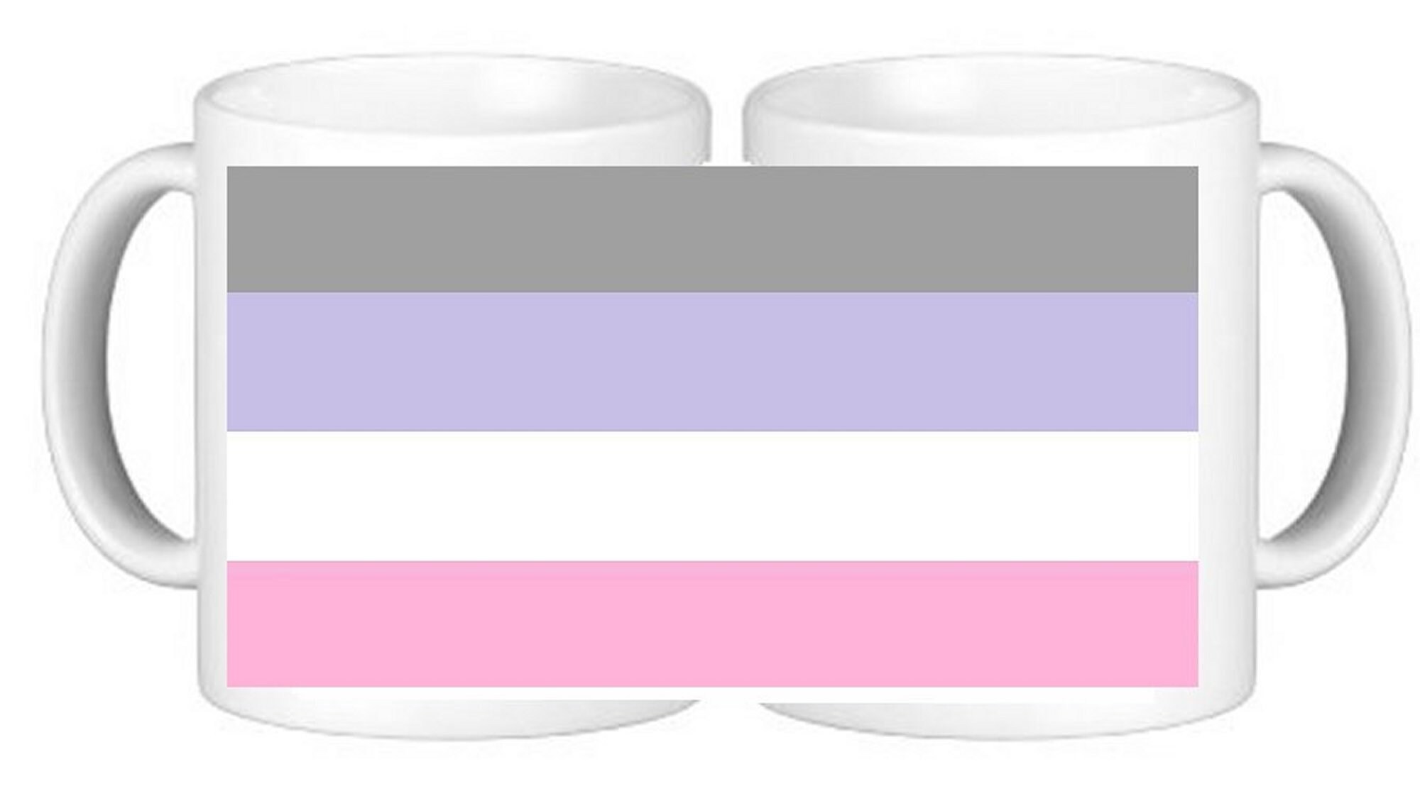 Cupioromantic Pride Rainbow Lgbtq Ceramic Coffee Mug Etsy