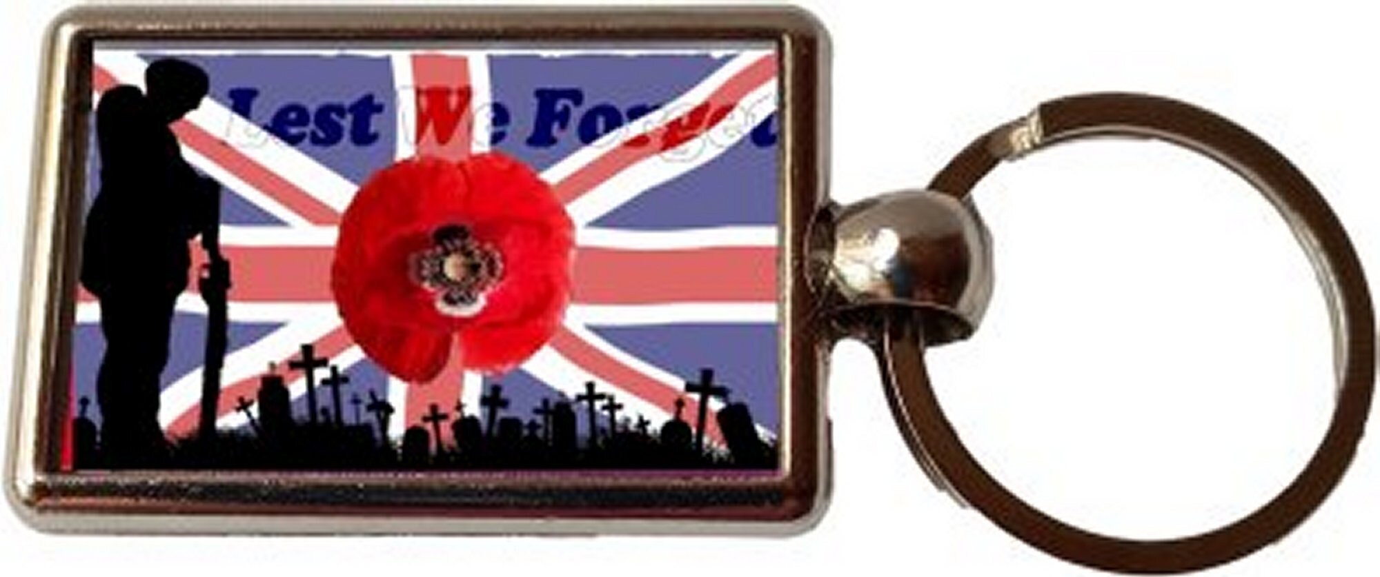 Lest We Forget Poppy Soldier Union Jack Luxury Double Sided - Etsy UK
