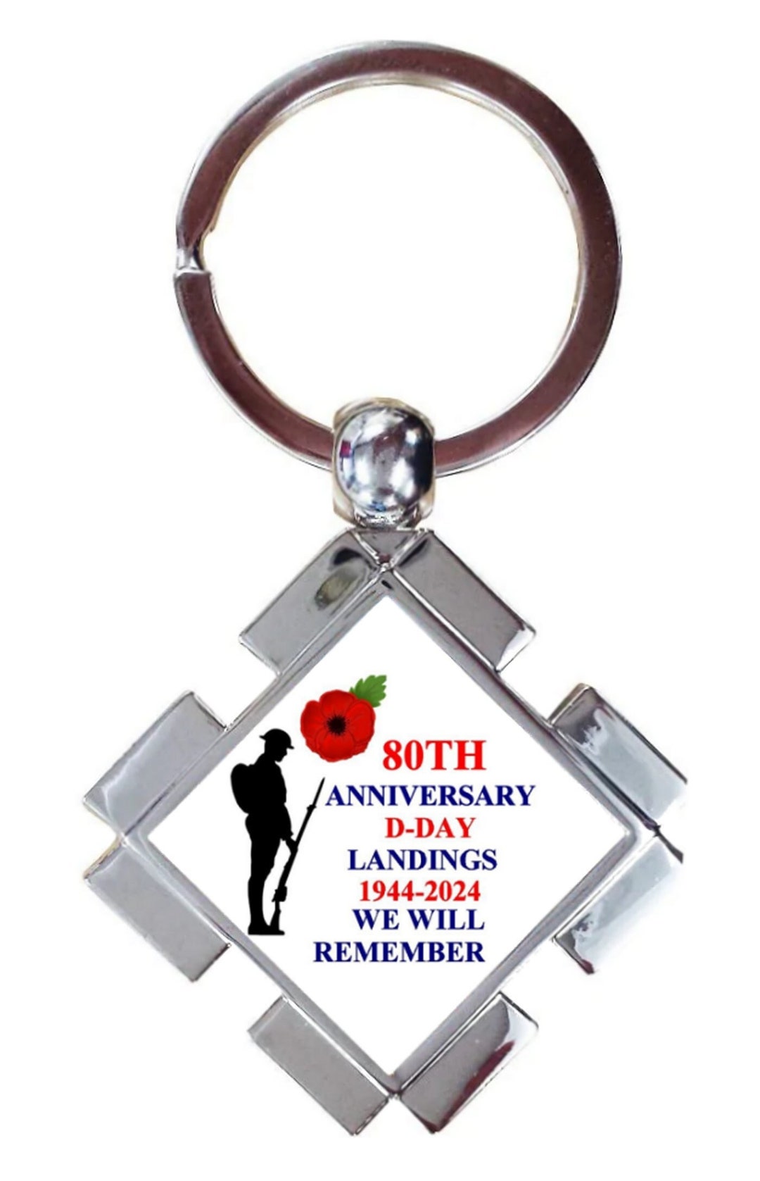 80th Anniversary D-DAY Normandy Military Luxury Jigsaw Shaped Metal ...