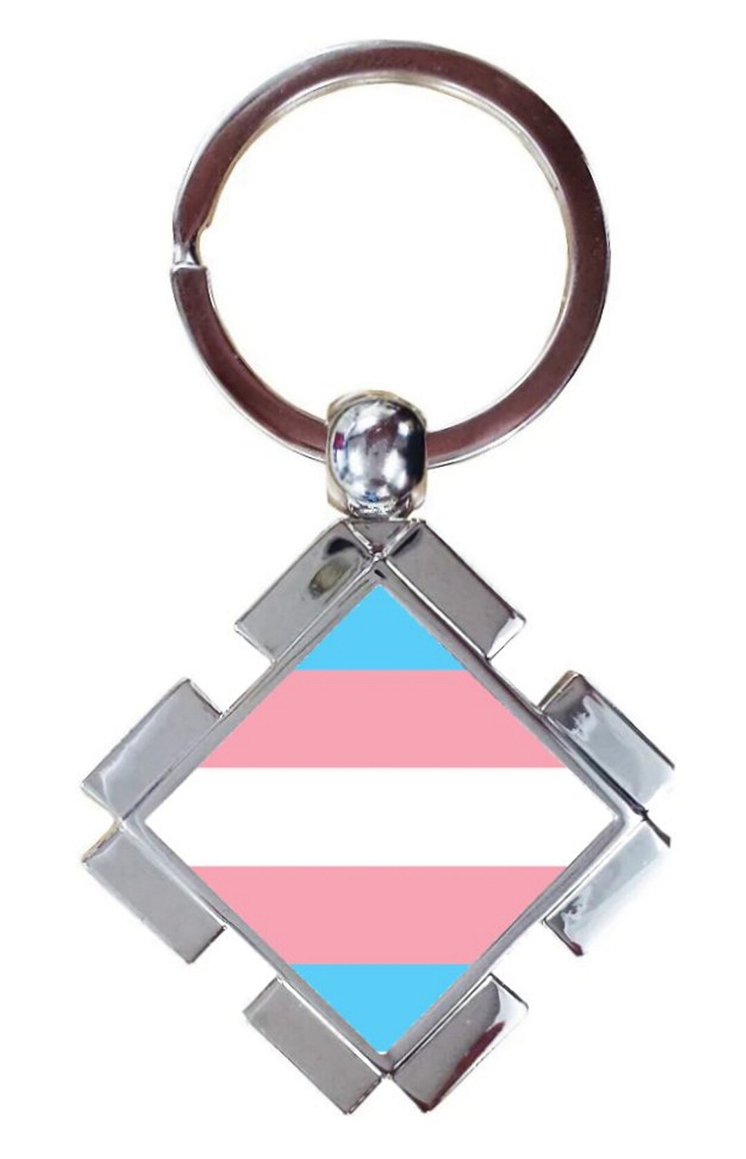 Transgender Pride Rainbow LGBTQ Pride Luxury Jigsaw Shaped Metal ...