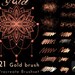 21 Procreate Gold Brush, Golden Lettering, Gold Glitter, Gold Sparkle ...