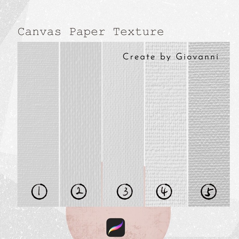 Watercolor/canvas Paper Texture Procreate Brushset Procreate - Etsy