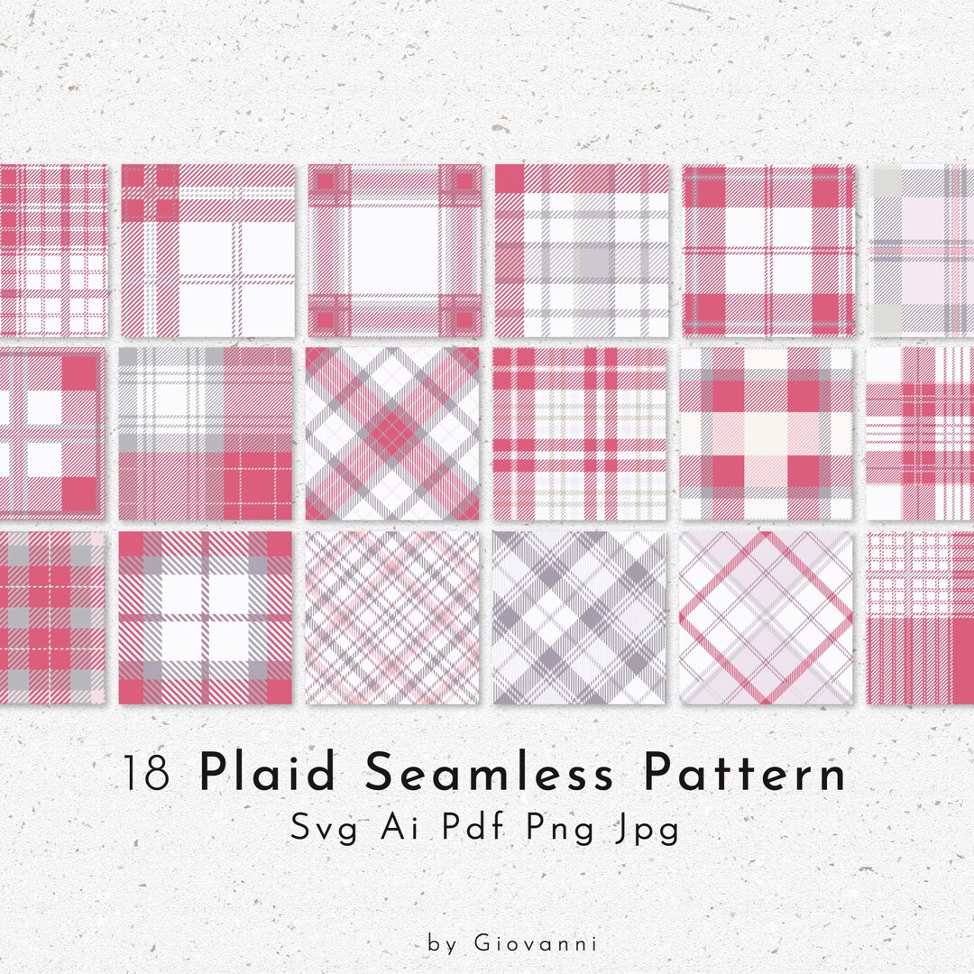 Seamless Plaid Pattern Svg, Tartan Patterm, Fabric, Texture,fashion ...