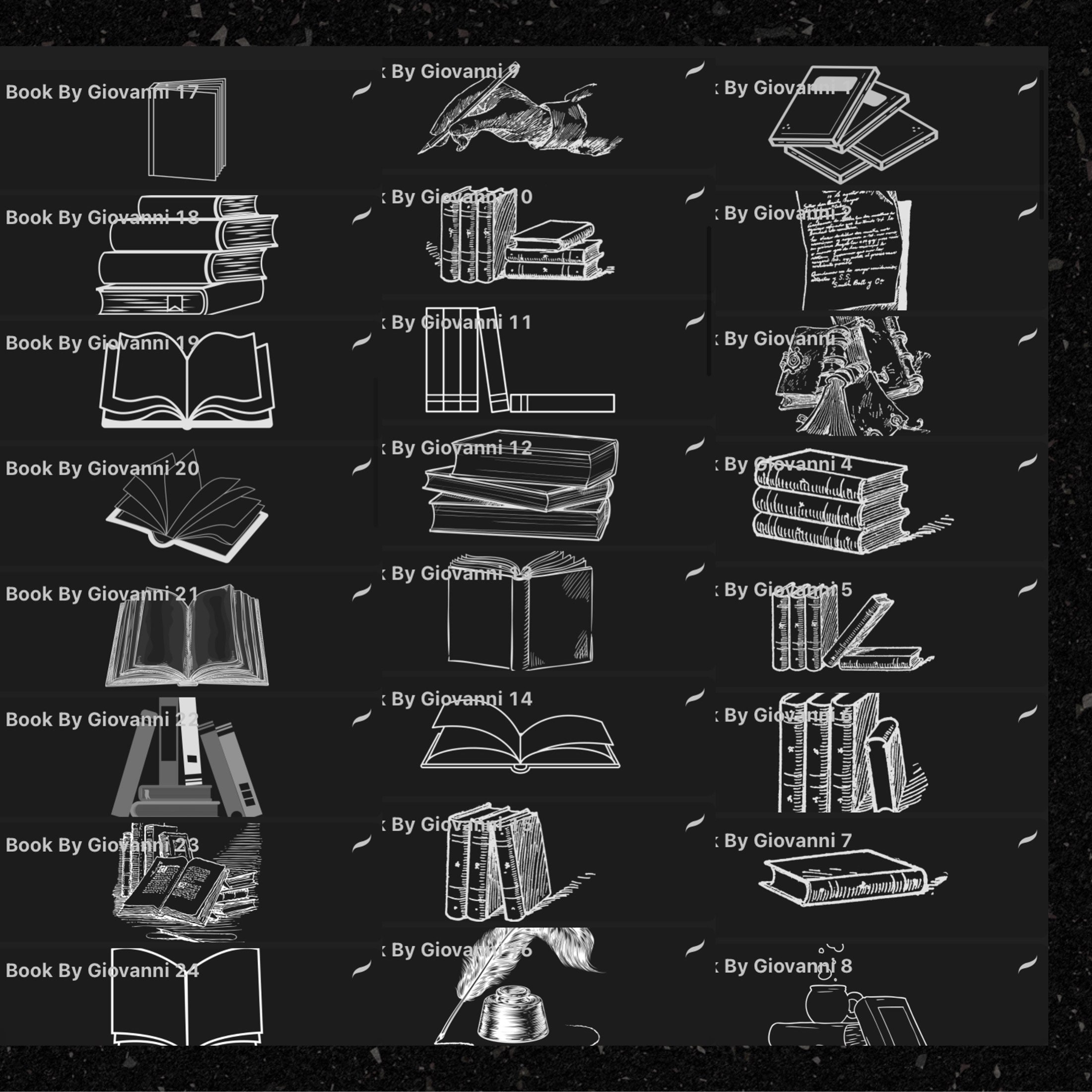 50 Procreate Book Stamp Brush Book Stamps Procreate - Etsy UK