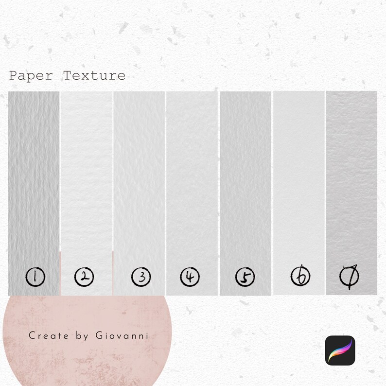 Watercolor/canvas Paper Texture Procreate Brushset Procreate - Etsy