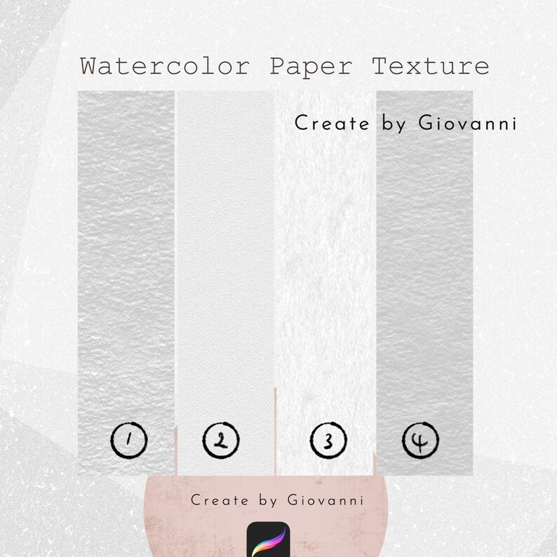 Watercolor/canvas Paper Texture Procreate Brushset Procreate - Etsy