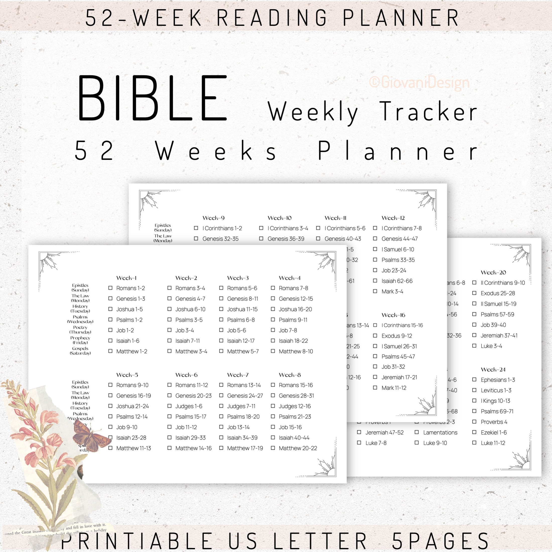 52 Week Bible Reading Plan