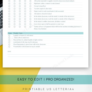 Editable Classroom Cleaning Checklist - Weekly School Cleaning Schedule ...