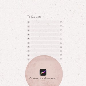 Week Note Procreate Brushset, Procreate Brush, Weekly, Daily Template ...