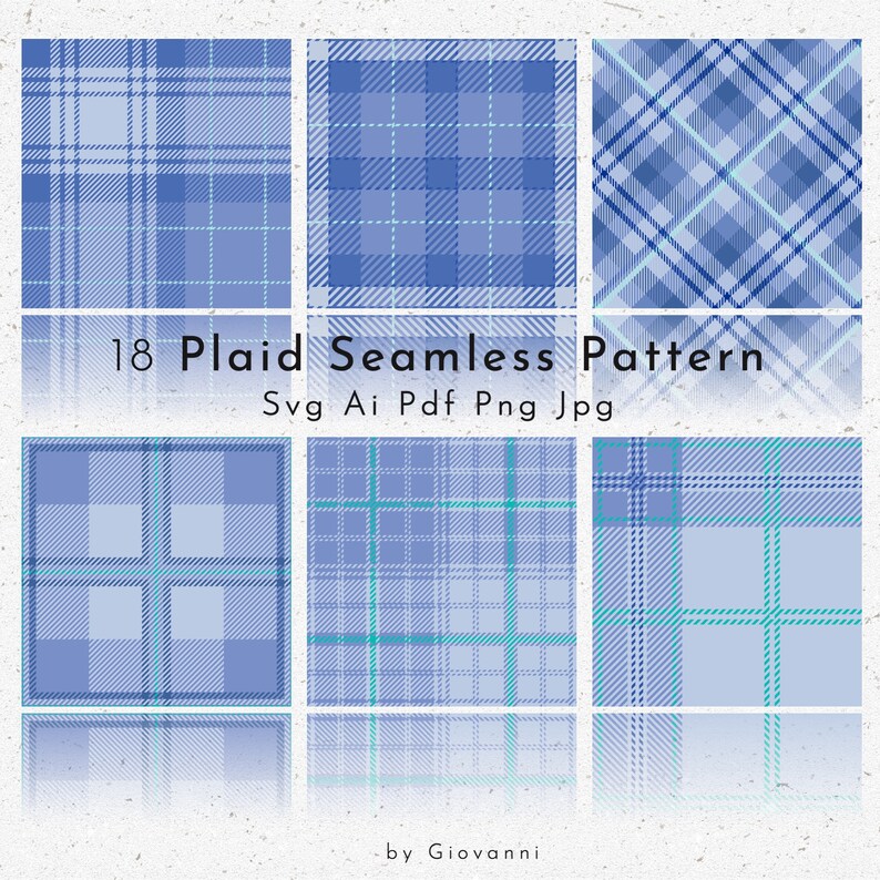 Seamless Plaid Pattern Svg Tartan Patterm Fabric - Etsy