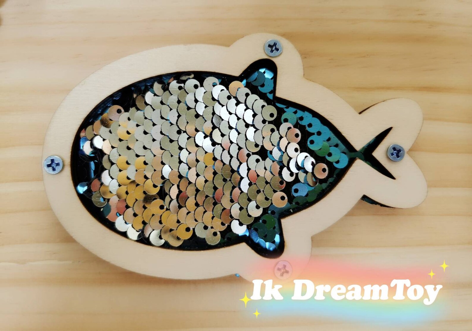 Flip Sequin Fish Shape for Busy Board Details/dinosaur Reversible ...
