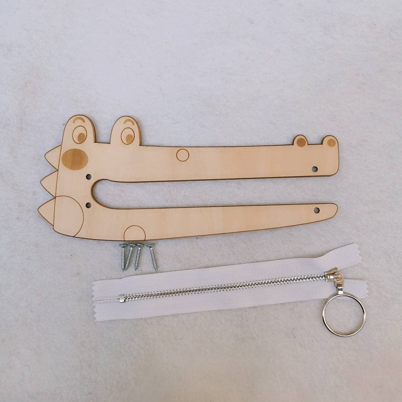 Alligator Zipper for Busy Board/toddler/diy Busy Board - Etsy