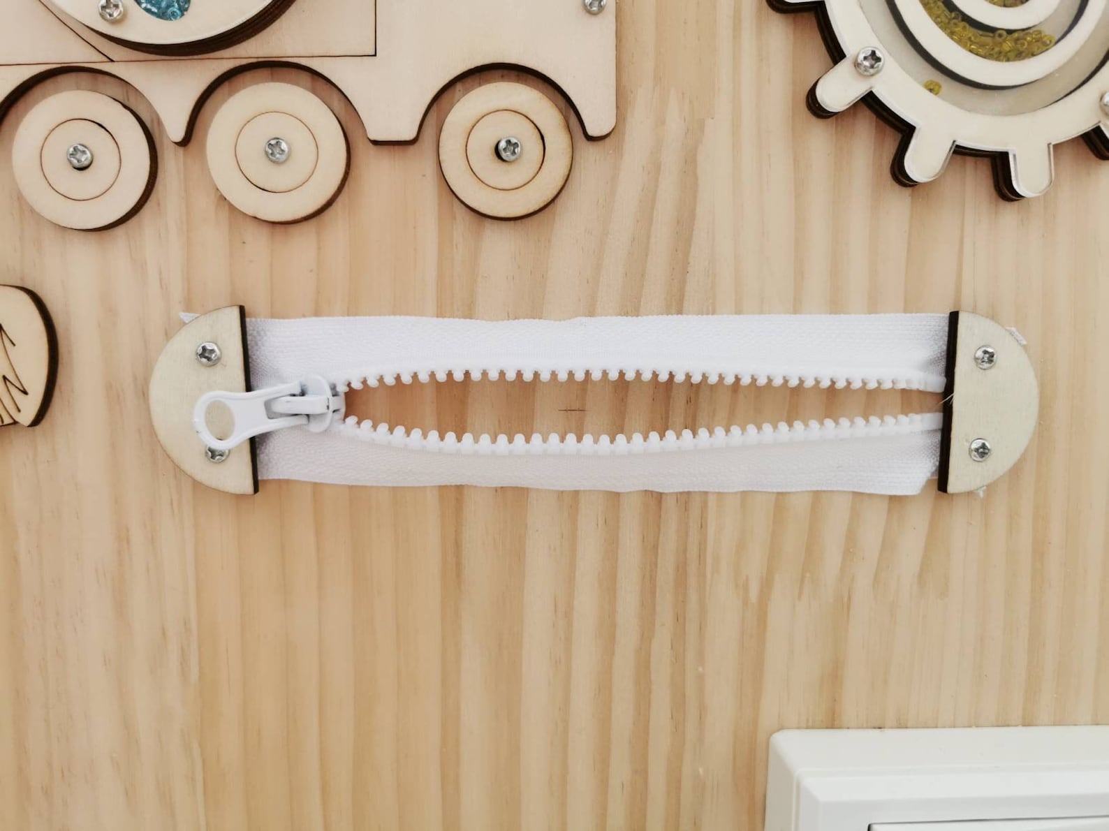 Zipper for Busy Board/toddler/diy Busy Board Element/craft Kit - Etsy