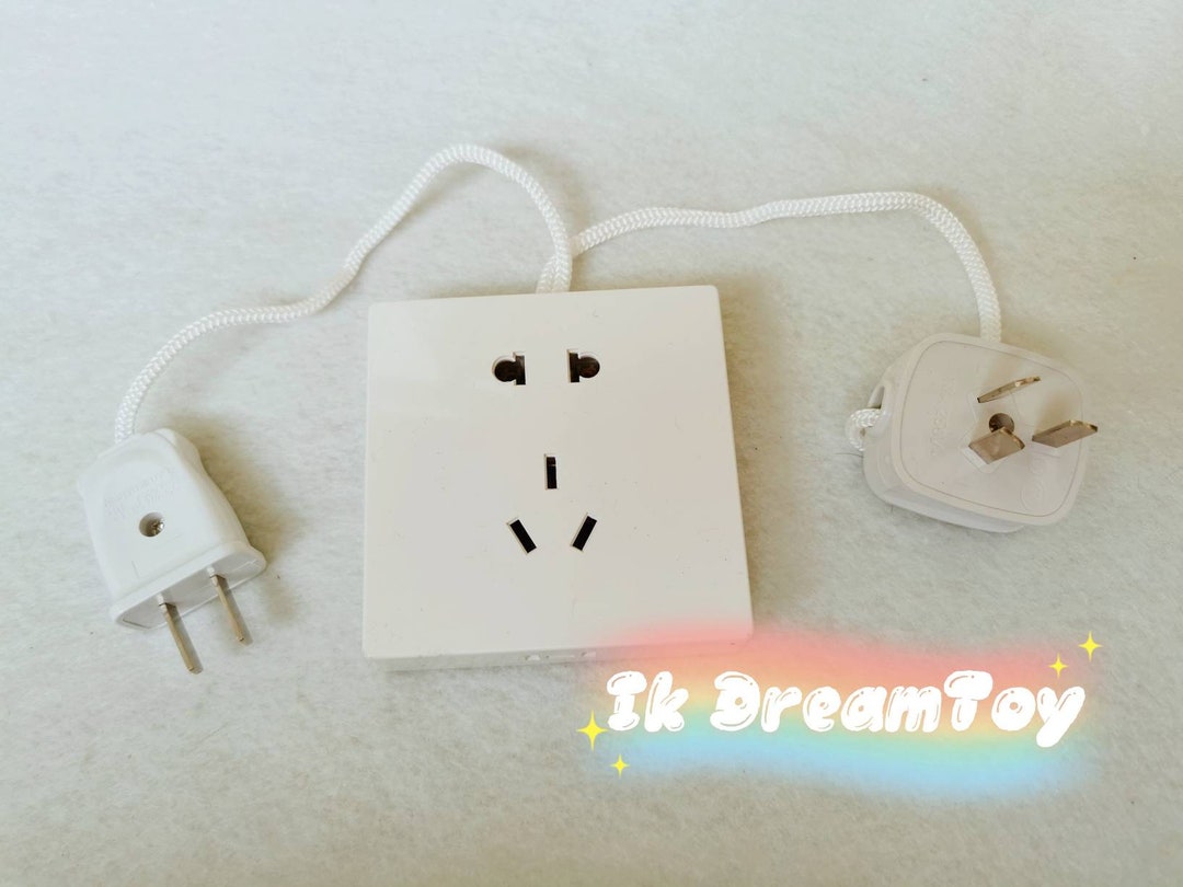 Socket With Plug for Busy Board/toddler/diy Busy Board Element/craft ...