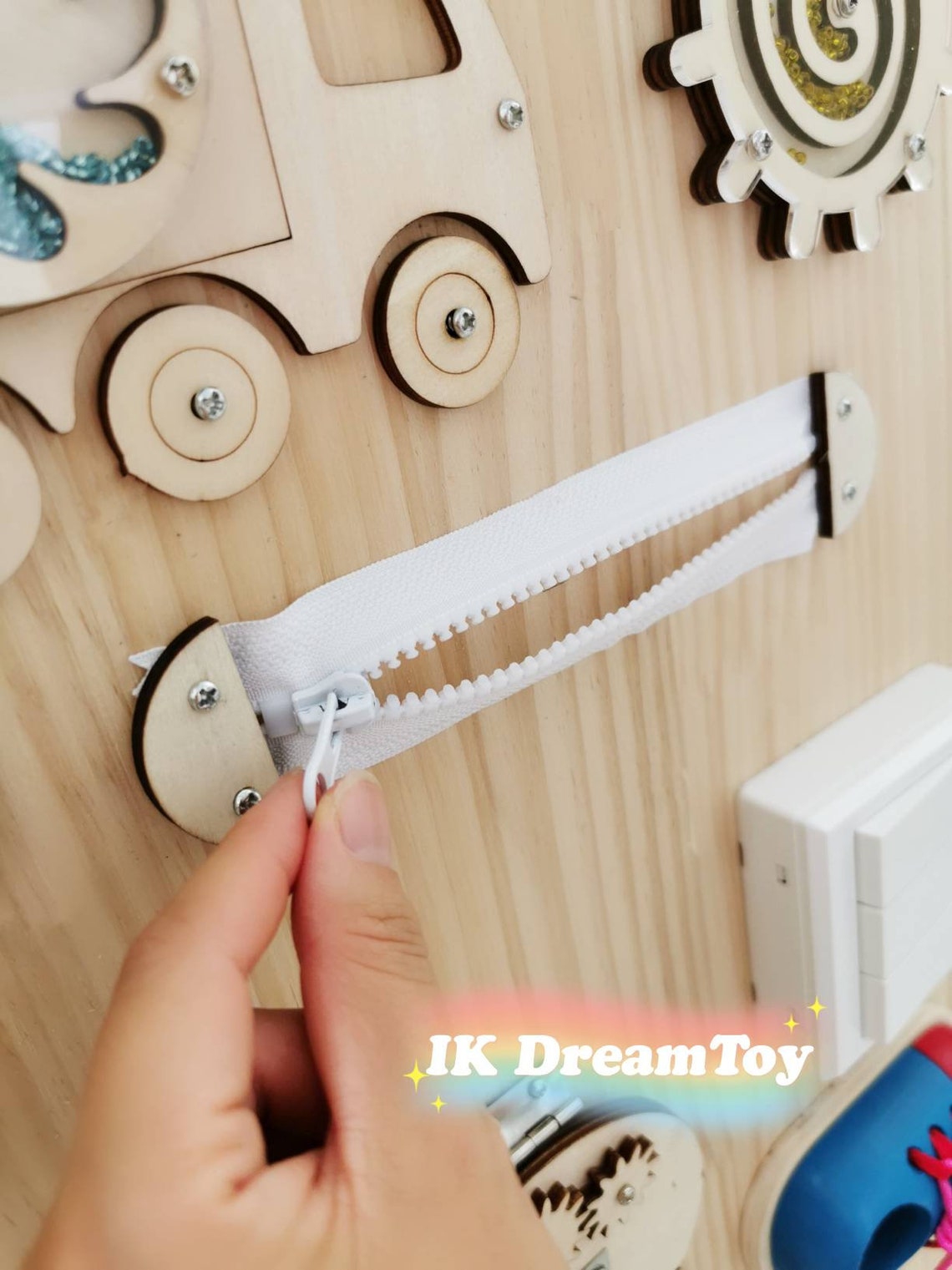 Zipper for Busy Board/toddler/diy Busy Board Element/craft Kit - Etsy