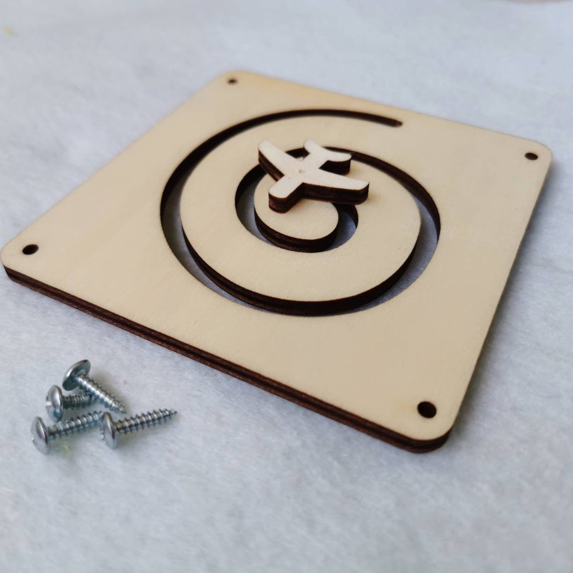 Labyrinth With Airplane Busy Board/rocketship Space Maze Laser Cut Busy ...
