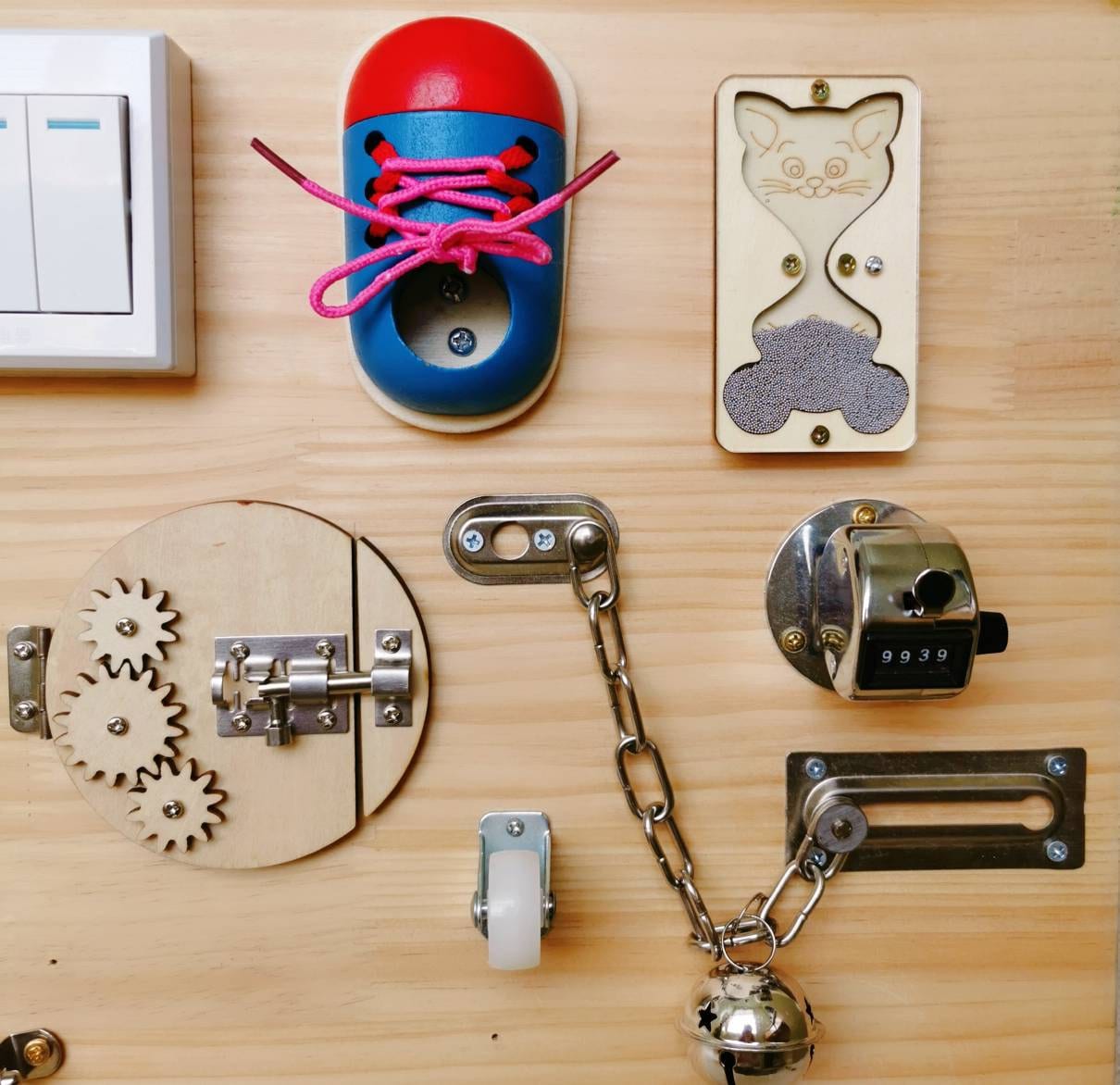 Mouse Sand Clock/hourglass/busy Board Details/diy Busy Board - Etsy