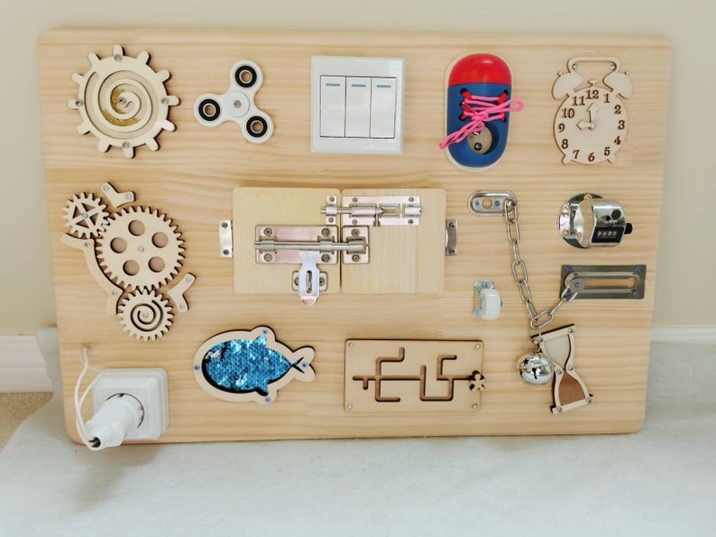 Wooden Gears for Busy Board Details/set of 3 Gears DIY Busy Board ...
