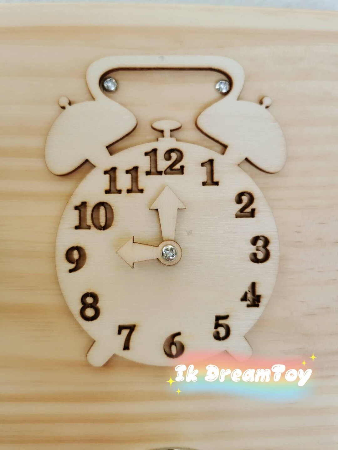 Wooden Сlock for Busy Board/busy Board Details/diy Busy Board Elements ...