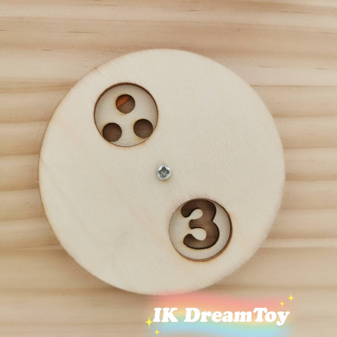 Wooden Rotating Circle With Numbers for Busy Board/busy Board Details ...
