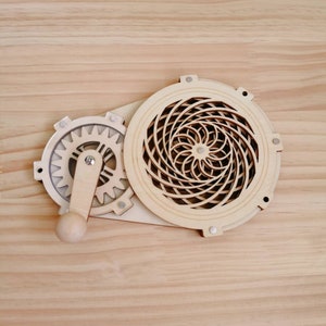 Wooden Gears With Handle for Busy Board Details/gear DIY Busy Board ...