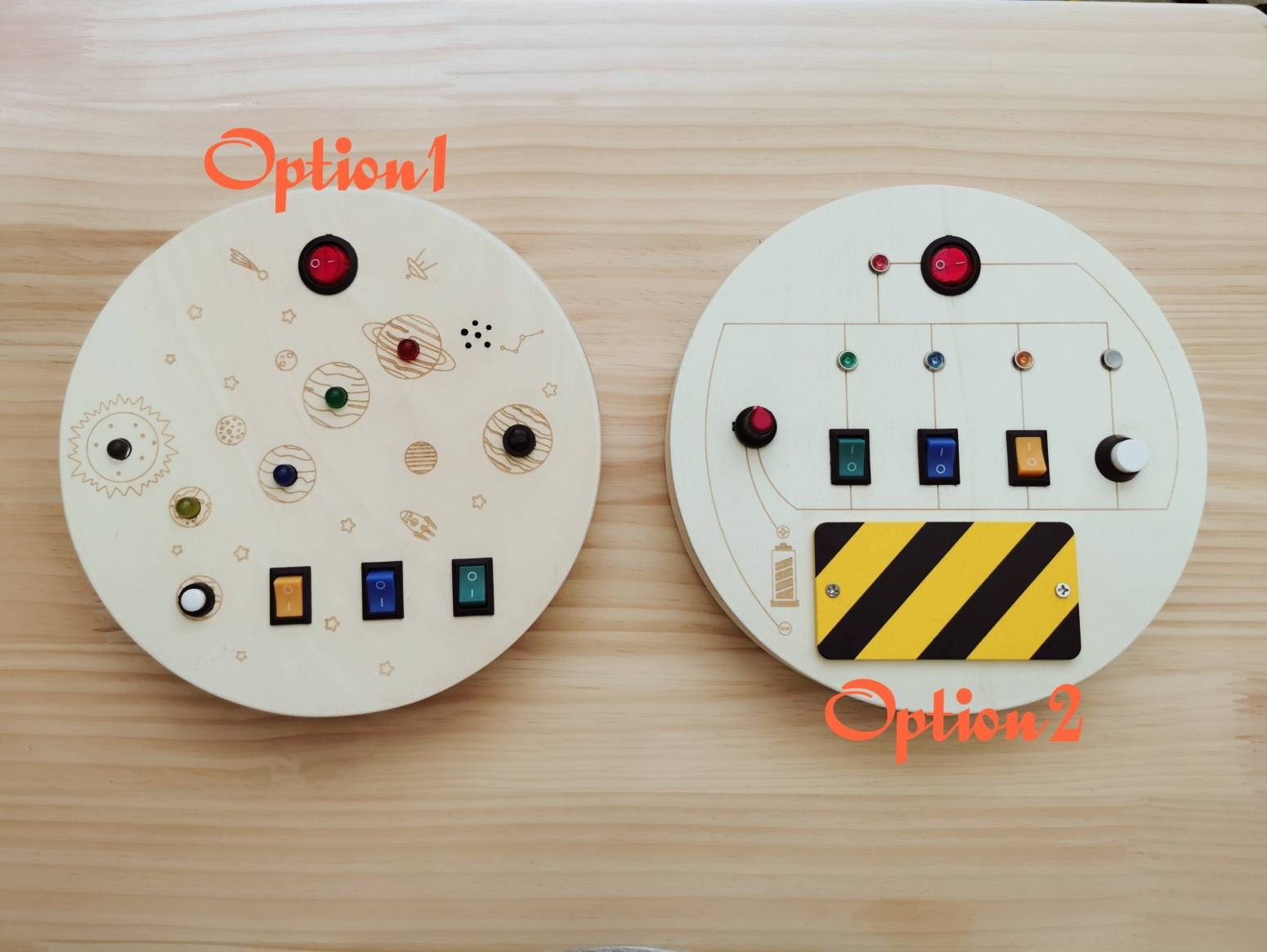 Light Sensory Board Switch Box LED With Buttons Dimmer Light - Etsy