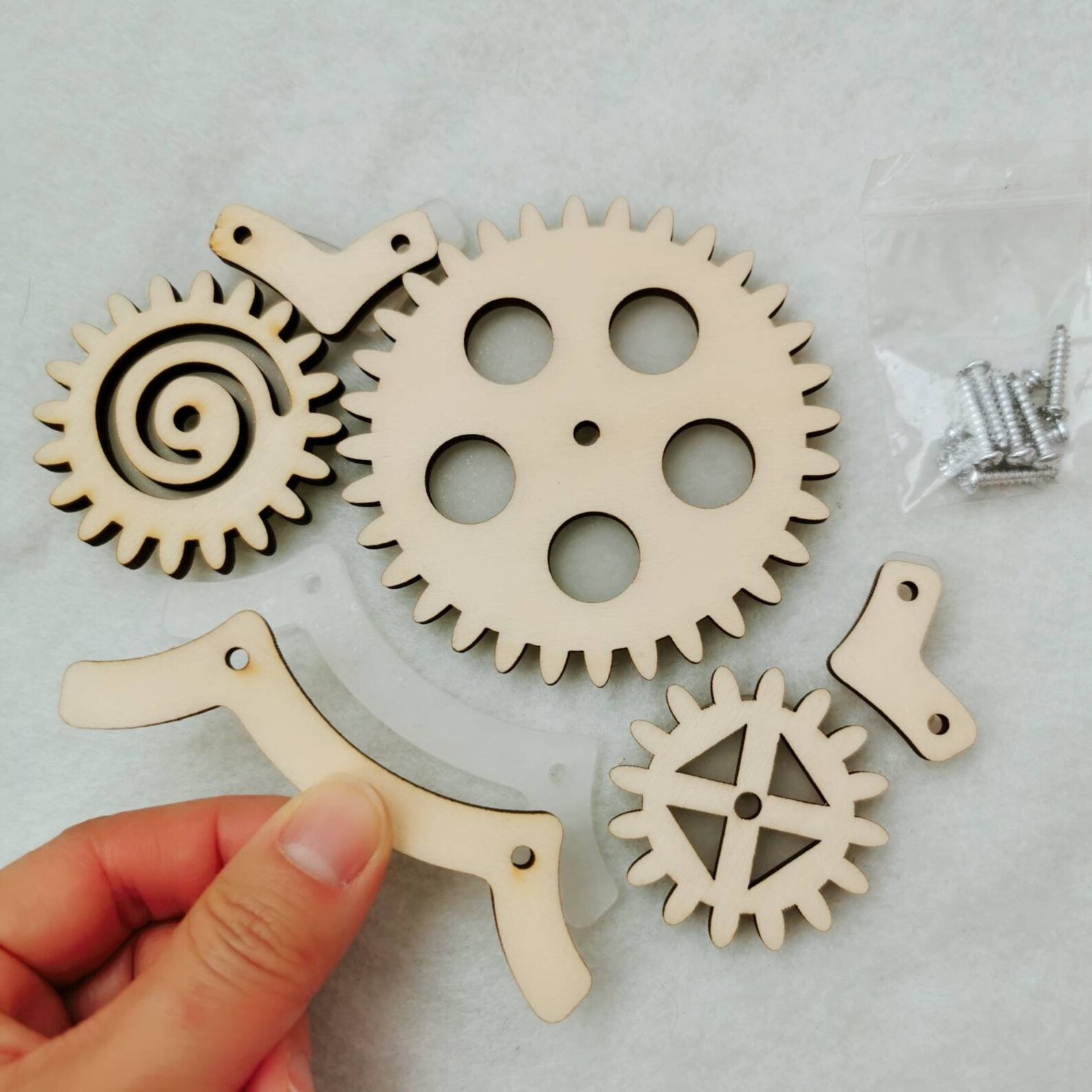 Wooden Gears for Busy Board Details/set of 3 Gears DIY Busy Board ...