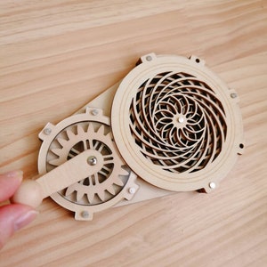 Wooden Gears With Handle for Busy Board Details/gear DIY Busy Board ...