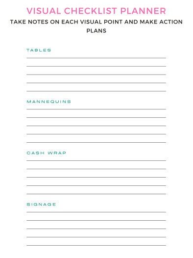 Ultimate Visual Merchandising Checklist for Boosting Boutique Sales - Etsy