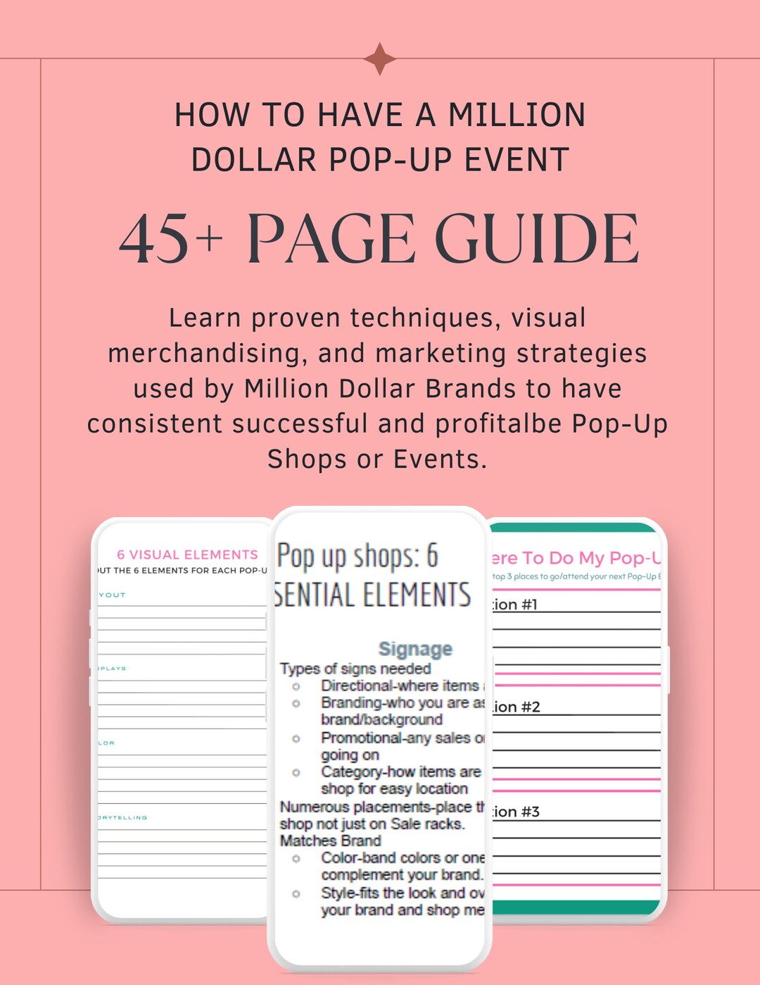 Million Dollar Pop-up Shop/event - Etsy